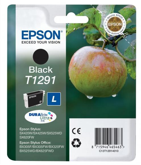 Bläckpatron Epson T1291 svart
