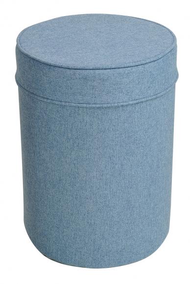 Pall Viva rund blått tyg