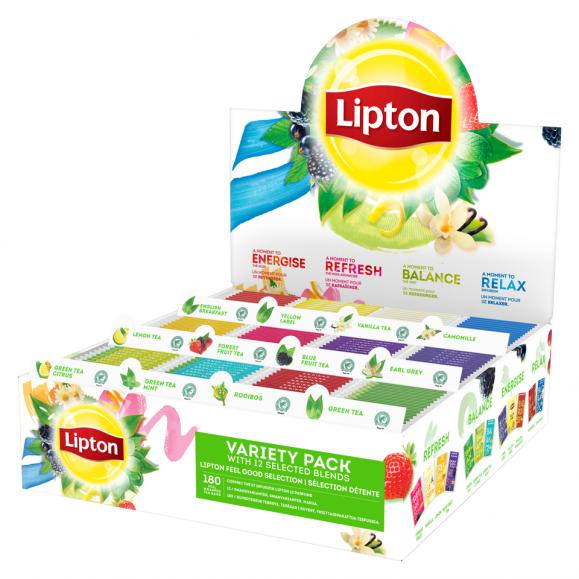 Te Lipton Display 12 olika sorter