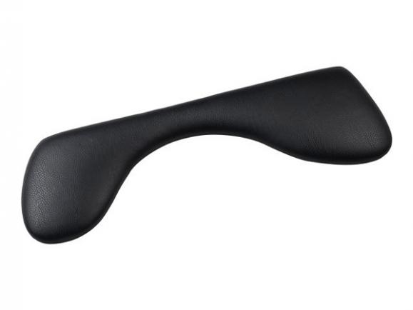 Underarmsstöd assymetriskt 470mm svart PU