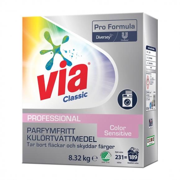 Tvättmedel Via Professional Sensitive Plus