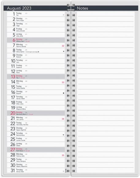 Kalender 2024 Bordskalender Sverige