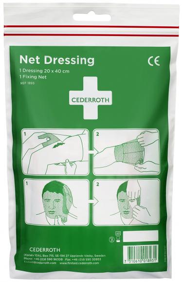 Huvudförband Cederroth med nät