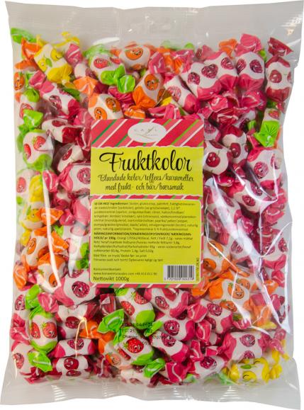 Fruktkolor blandade smaker 1 kg